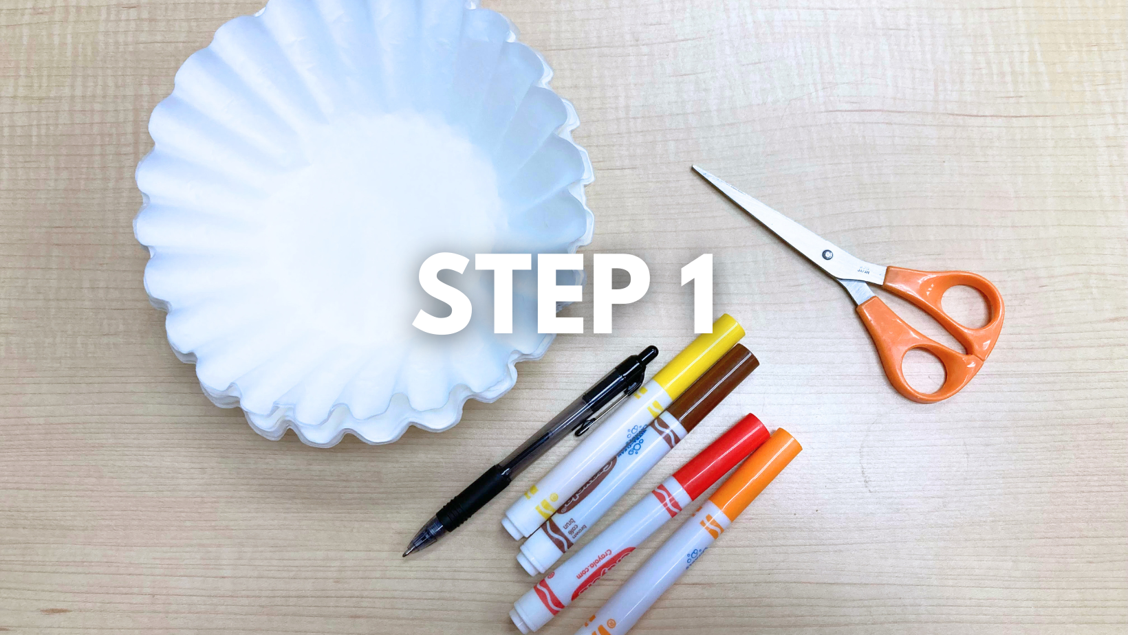 Easy Fall Craft for Kids: Coffee Filter Leaves