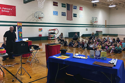 Imathimation School Assembly | Mobile Ed Productions