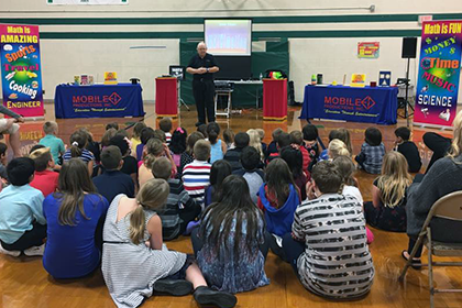 Imathimation School Assembly | Mobile Ed Productions